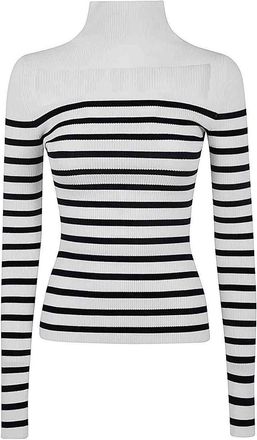 Jean Paul Gaultier Rundhalspullover - Weiß