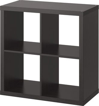 IKEA KALLAX SHELVE Unit Black-Braun (77x39x77 cm) 4 Regal