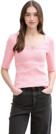 Tom Tailor T-Shirt mit Rippstruktur