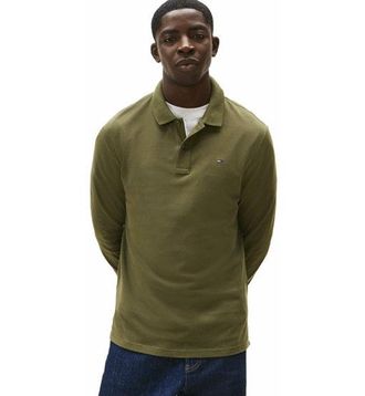 Tommy Jeans TJM Placket Polo M - Langarmshirt - Herren