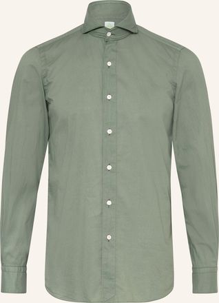 Finamore Finamore 1925 Hemd Tokyo Sergio Slim Fit gruen