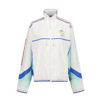 Casablanca Femme, Vestes, Multicolore, Taille: 40 FR Casa Sportif Windbreaker Jacket