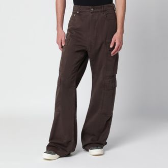 Rick Owens Double Cargo Dark Dust Jeans aus Baumwolle