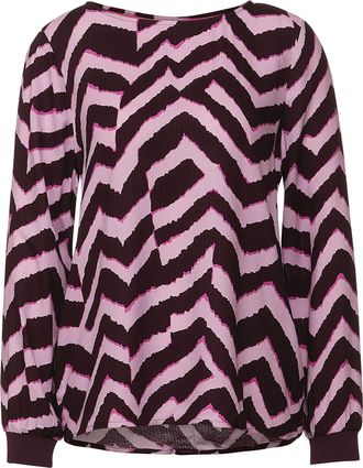 Street One Damen A343562 Blusenshirt, Intense aubergine, 40