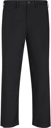 Issey Miyake Pantalon droit aux c&ocirc;t&eacute;s pliss&eacute;s