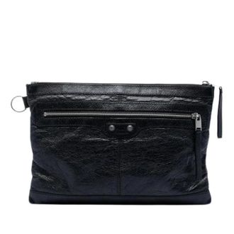 Balenciaga Sac pochette Pre-owned - Femme - Pre-owned - Noir - Taille: ONE Size