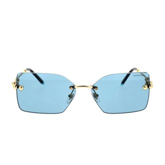 Tiffany & Co. Femme, Accessoires, Jaune, Taille: 59 MM Lunettes de soleil rectangulaires