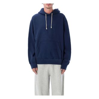 Champion Homme, Sweatshirts et sweats &agrave; capuche, Bleu, Taille: M Sweat &agrave; capuche Patch