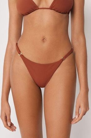 Calzedonia Tanga-bikinihose Premium Fit Braun
