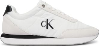 Calvin Klein Sneakers Calvin Klein Retro Runner Ess Mix Mat Wmn YW0YW01990 Wei&szlig;