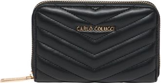 Carlo Colucci Compact Wallet - - Accessories - Damen - Schwarzk - ONE SIZE