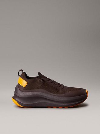 Calvin Klein Mesh Chunky Runner Socken-sneaker - Bordeaux/marshmallow - Damen - EU 36