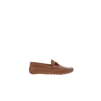 Carolina Herrera Initials Insignia Leder Loafers - - Shoes - Damen - Braun - 43 EU