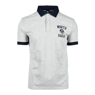 North Sails Homme, Tops, Gris, Taille: XL T-shirt en coton et &eacute;lasthanne