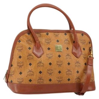 MCM Sac &agrave; main doccasion - Femme - Pre-owned - Brun - Taille: ONE Size