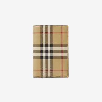 Burberry Étui pour passeport Check