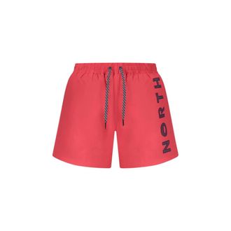North Sails Homme, Maillots de bain, Rouge, Taille: M Short de bain &agrave; cordon de serrage