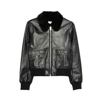 Isabel Marant Leder-Bomberjacke - - Jackets - Damen - Schwarzk - XS