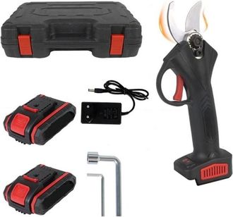 Trade Shop Trade Shop - elektrische scheren 2 batterien 48V professioneller akku-astschneider