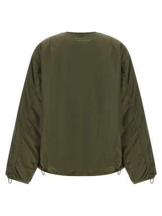 Maison Margiela Sculptural Hem Technical Jacket - Olive Green