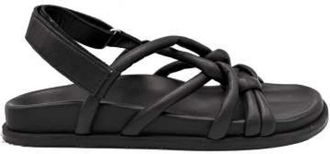 Elena Iachi Femme, Chaussures, Noir, Taille: 40 EU Flat Sandales