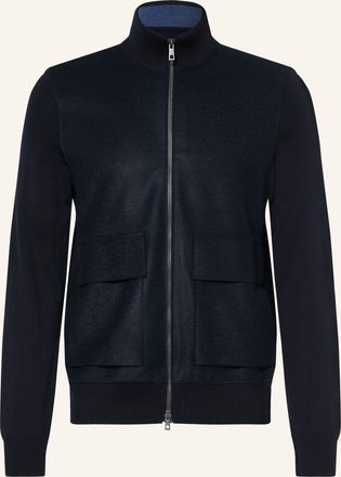Maerz Maerz Muenchen Strickjacke Im Materialmix blau