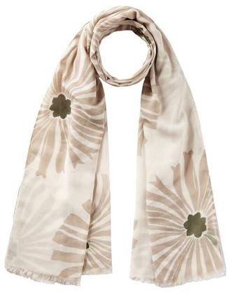Benetton Sciarpa 6tocdu01r &eacute;charpe Foulard, Blanc, Taille Unique Femmes