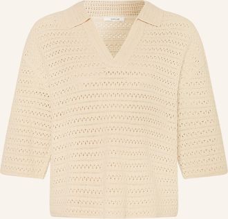 OPUS Pullover Garakino Mit 3/4-Arm weiss