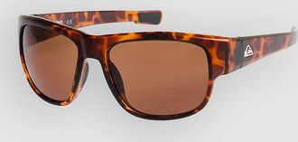Quiksilver Time Box Shiny Tortoise Sonnenbrille brown