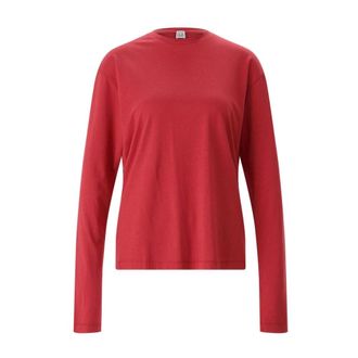 Toteme Langarmshirt - - Tops - Damen - Rot - M