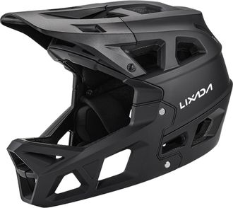 Lixada Vollgesichts-Mountainbike-Helm für Erwachsene, Fullface BMX Helme, Racing Downhill MTB-Helm für Mountainbike