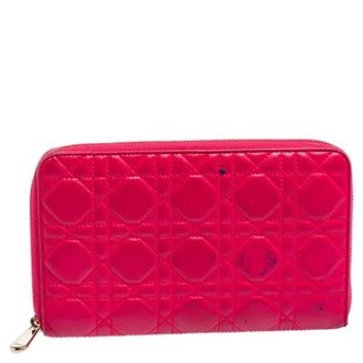 Dior Pre-owned Leder Portemonnaies - - Pre-owned - Damen - Rosa - ONE SIZE