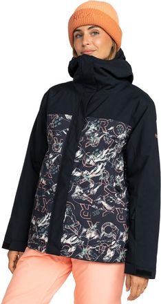 Roxy Womens Galaxy JK Jacket, True Black Summit, S