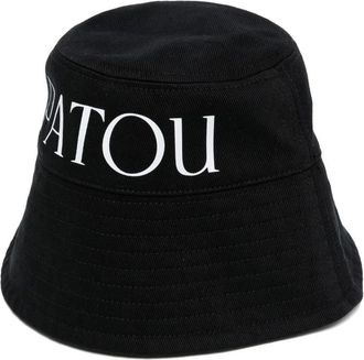 Patou Femme, Accessoires, Noir, Taille: ONE Size Logo Bucket Hat