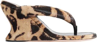 Balenciaga Greta Wedge Thong Sandals