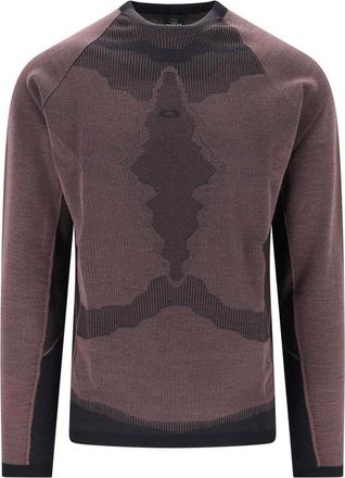 Oakley Pull Col Rond - Marron