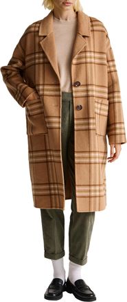 Benetton Damen Cappotto 23aedn081 Mantel, Mehrfarbig, XXS