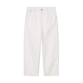 Carhartt Work in Progress Mercer Stripe Single Knee Pant - - Trousers - Herren - Wei&szlig; - L