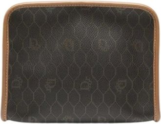 Dior Pochette en toile Pre-owned - Femme - Pre-owned - Noir - Taille: ONE Size
