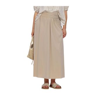 JapanTKY Bakana Maxi Rock - - Skirts - Damen - Beige - M