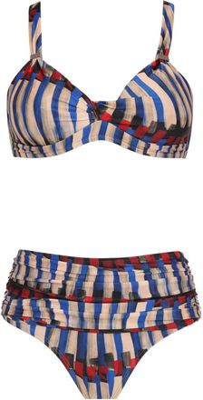 Lygia & Nanny bikini Marianne imprimé - Bleu