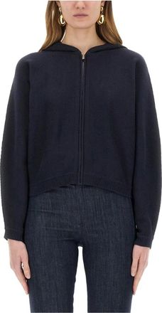 Theory Femme, Pulls, Bleu, Taille: 38 FR Cardigans