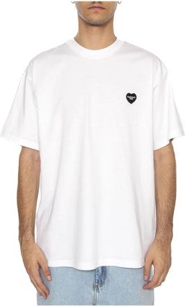 Carhartt Work in Progress Homme, Tops, Blanc, Taille: M T-Chemises