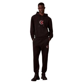 Calvin Klein Kapuzenpullover f&uuml;r Herren, Frottee (Schwarz)