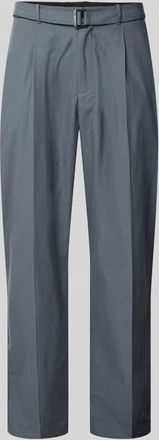 Calvin Klein Straight Fit Anzughose aus Baumwoll-Lyocell-Mix Modell TURBULENCE