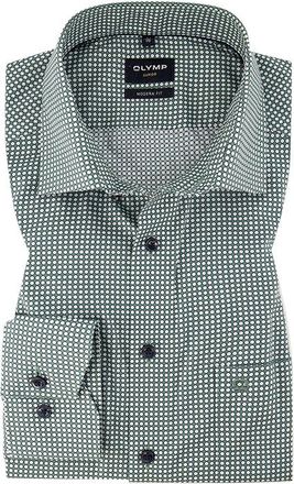 Olymp Herren Hemd grün Baumwolle