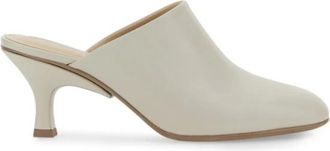 Tod's Femme, Chaussures, Blanc, Taille: 40 EU Mules en cuir