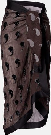 Tory Burch Cover-up aus einem Seidengemisch