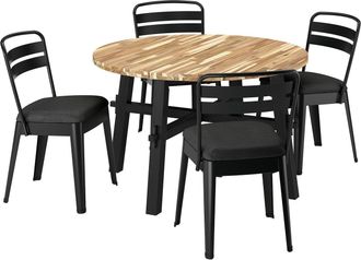 IKEA SKOGSTA / RAMSN&Auml;S Tisch und 4 St&uuml;hle