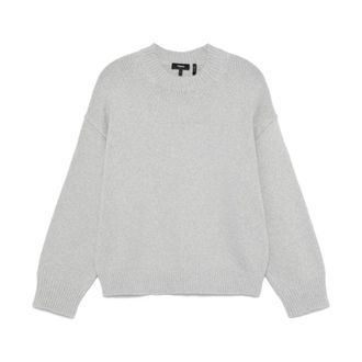 Theory Gem&uuml;tlicher Crewneck Strickpullover - - Knitwear - Damen - Grau - M